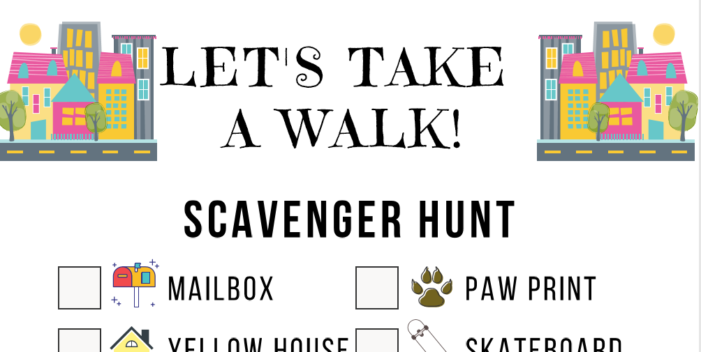 August Scavenger Hunt